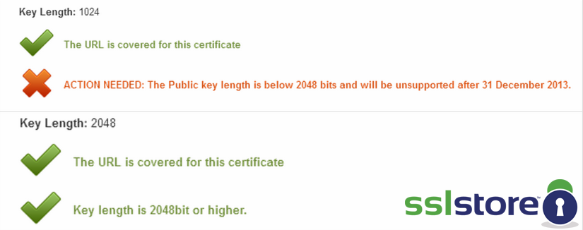 1024 Bit SSL Certificates No Longer Supported By Trusted Browsers