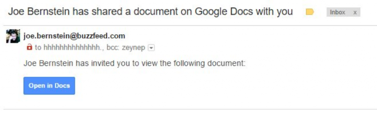 Massive Google Docs OAuth Phishing Attack Spreading via Email