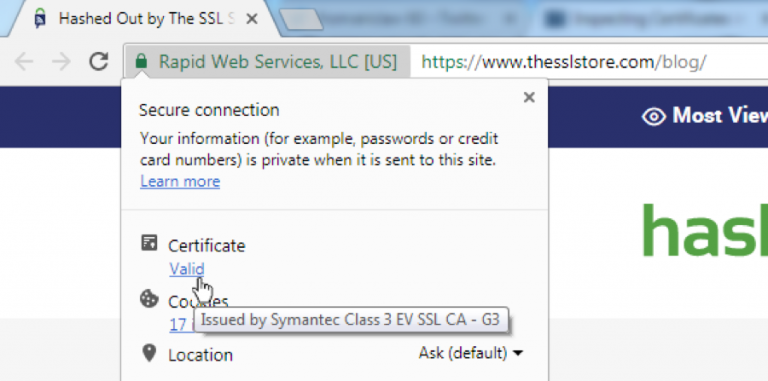Certificate Viewer: Enabling Certificate Details on Chrome 60