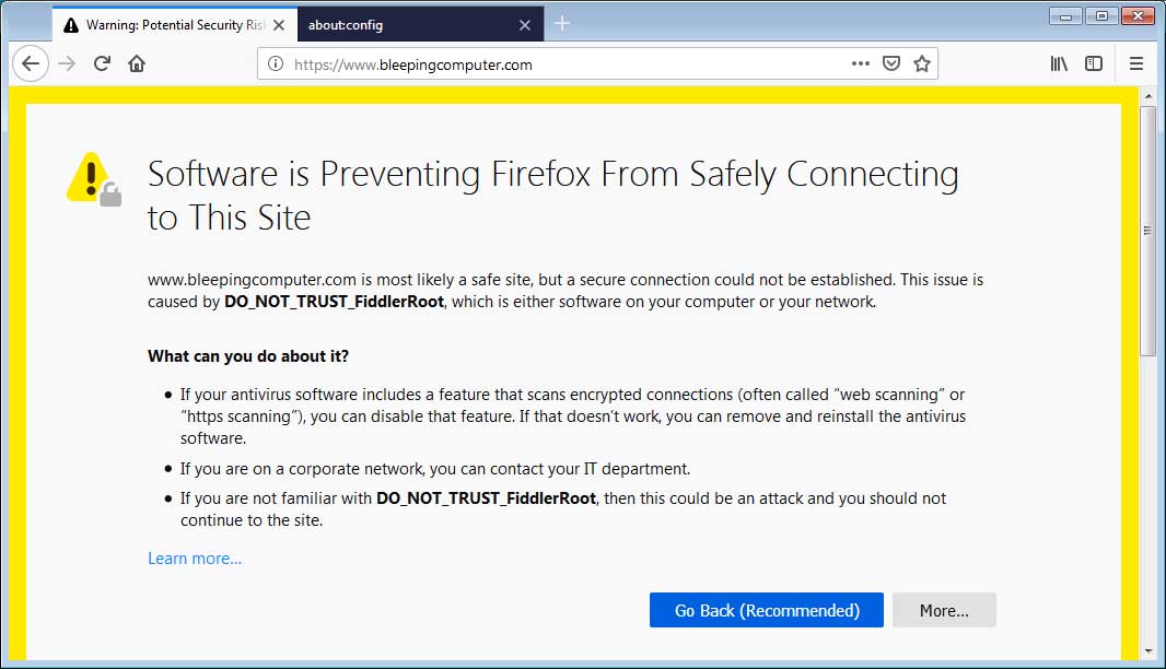 Firefox will soon warn you about the Man-in-the-Middle - Hashed Out by ...