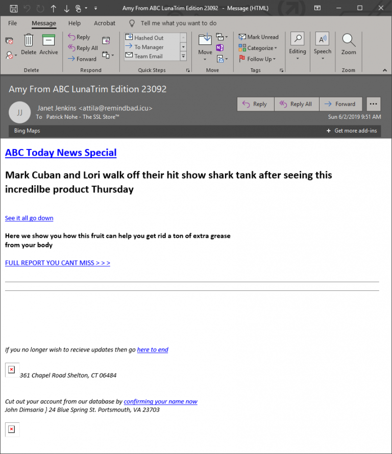 Re-Hashed: Phishing Email Examples — The Best & Worst - Hashed Out by ...