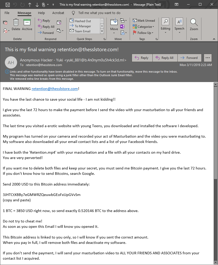 Re-Hashed: Phishing Email Examples — The Best & Worst - Hashed Out by ...