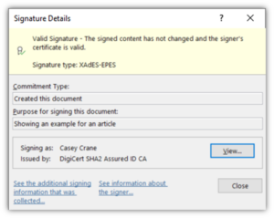 5 Examples of When to Use a Digital Signature Certificate - Hashed Out ...