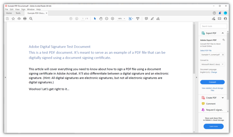 How to Digitally Sign a PDF in Adobe Acrobat (A Step-By-Step Guide with ...