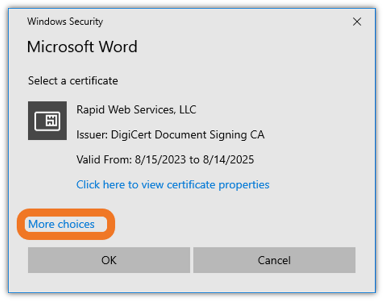 How to Sign a Word Document Using a Digital Signature Certificate ...