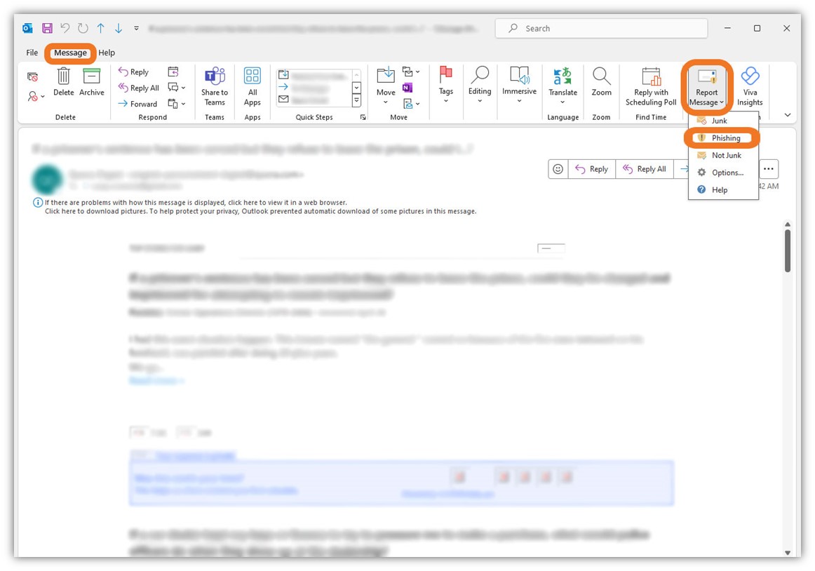 How to Report a Phishing Email in Apple Mail, Gmail, and Microsoft ...