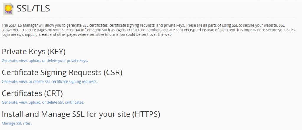 How to Generate a CSR for cPanel 11.x - Knowledgebase - Sahara Net