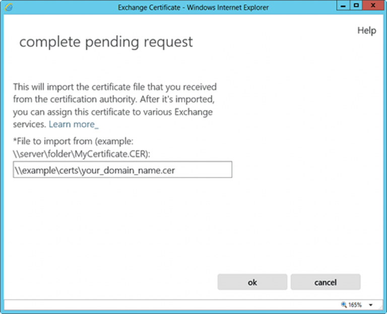 How to Install an SSL/TLS Certificate In Microsoft Exchange 2013 - The SSL Store™