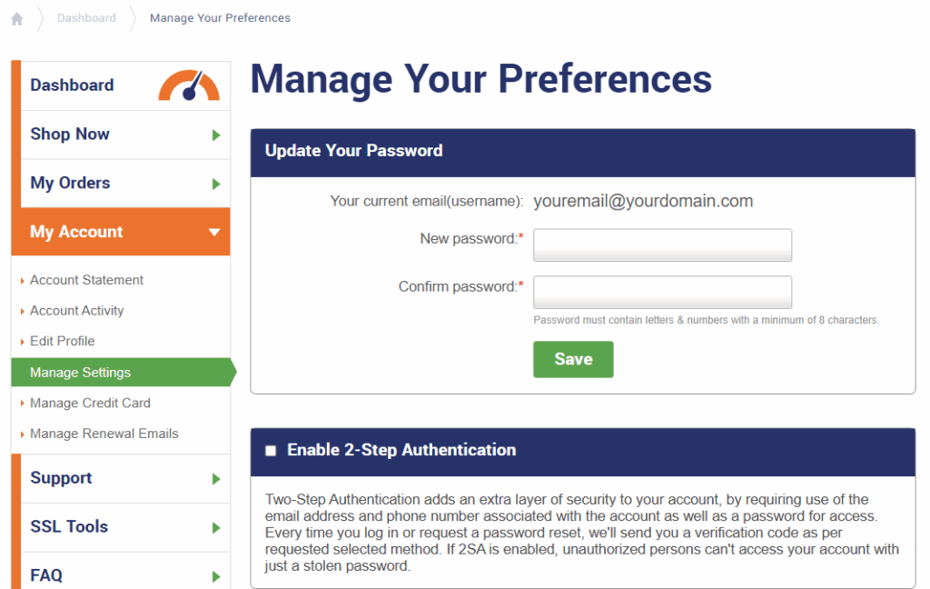 How to Enable Two-Factor Authentication - Knowledge Base