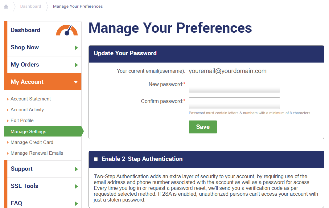 How to Enable Two-Factor Authentication - Knowledge Base