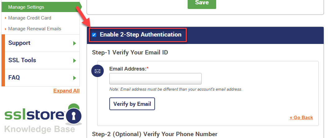 How to Enable Two-Factor Authentication - Knowledge Base