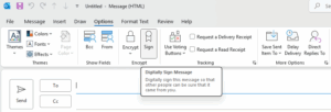 How to Sign and Encrypt Email in Outlook - Knowledge Base