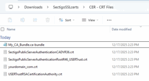 Sectigo Intermediate and Root Certificate Migration (2025) - Knowledge Base