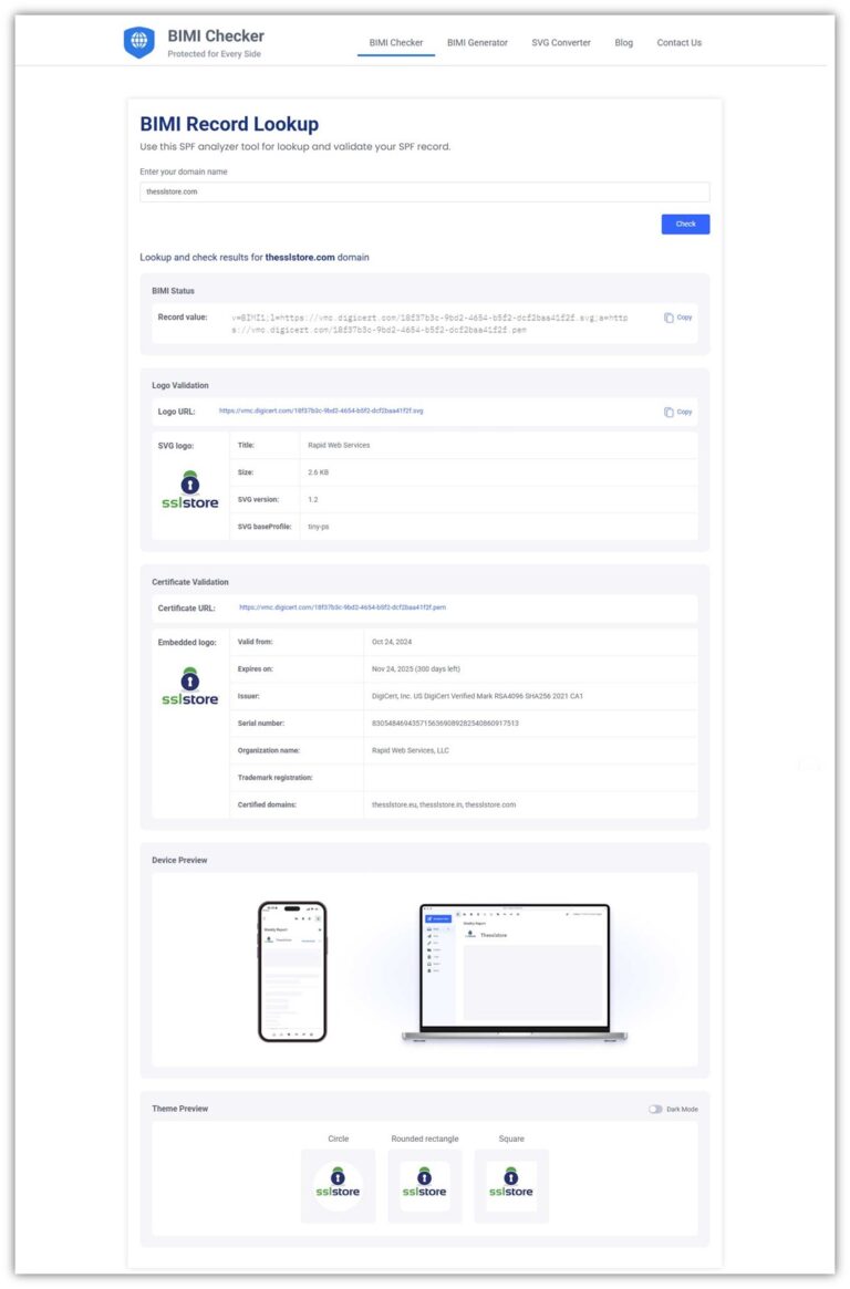 5 Free BIMI Checker and Inspector Tools - The SSL Store