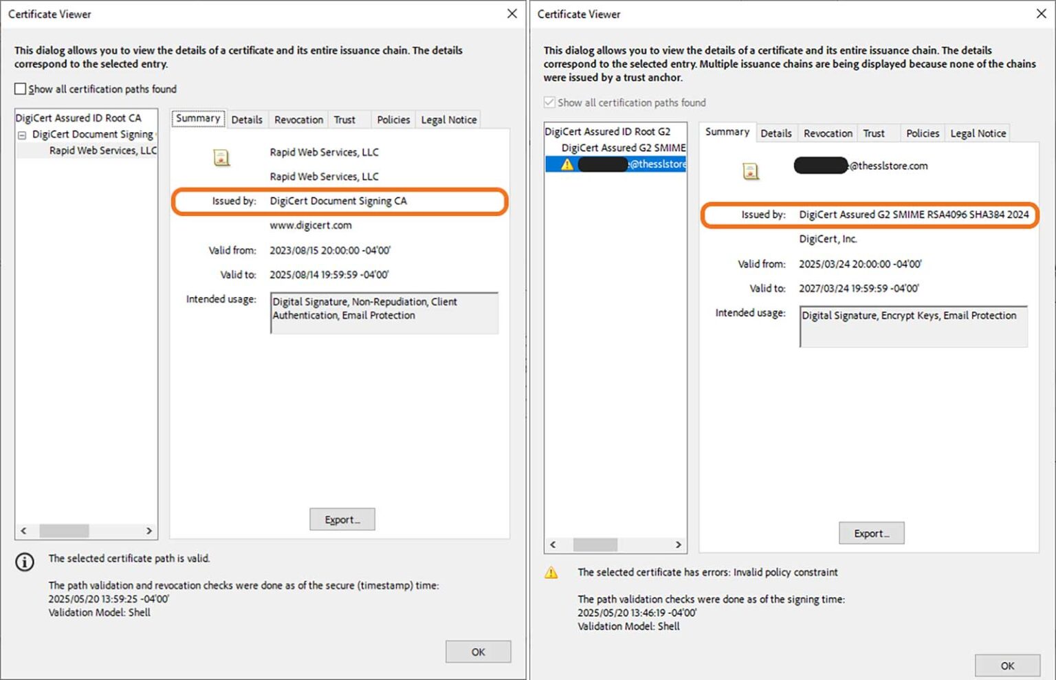 ‘At Least One Signature Is Invalid’: How to Fix an Invalid Signature in a PDF (Adobe) - The SSL ...