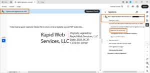 ‘At Least One Signature Is Invalid’: How to Fix an Invalid Signature in a PDF (Adobe) - The SSL ...